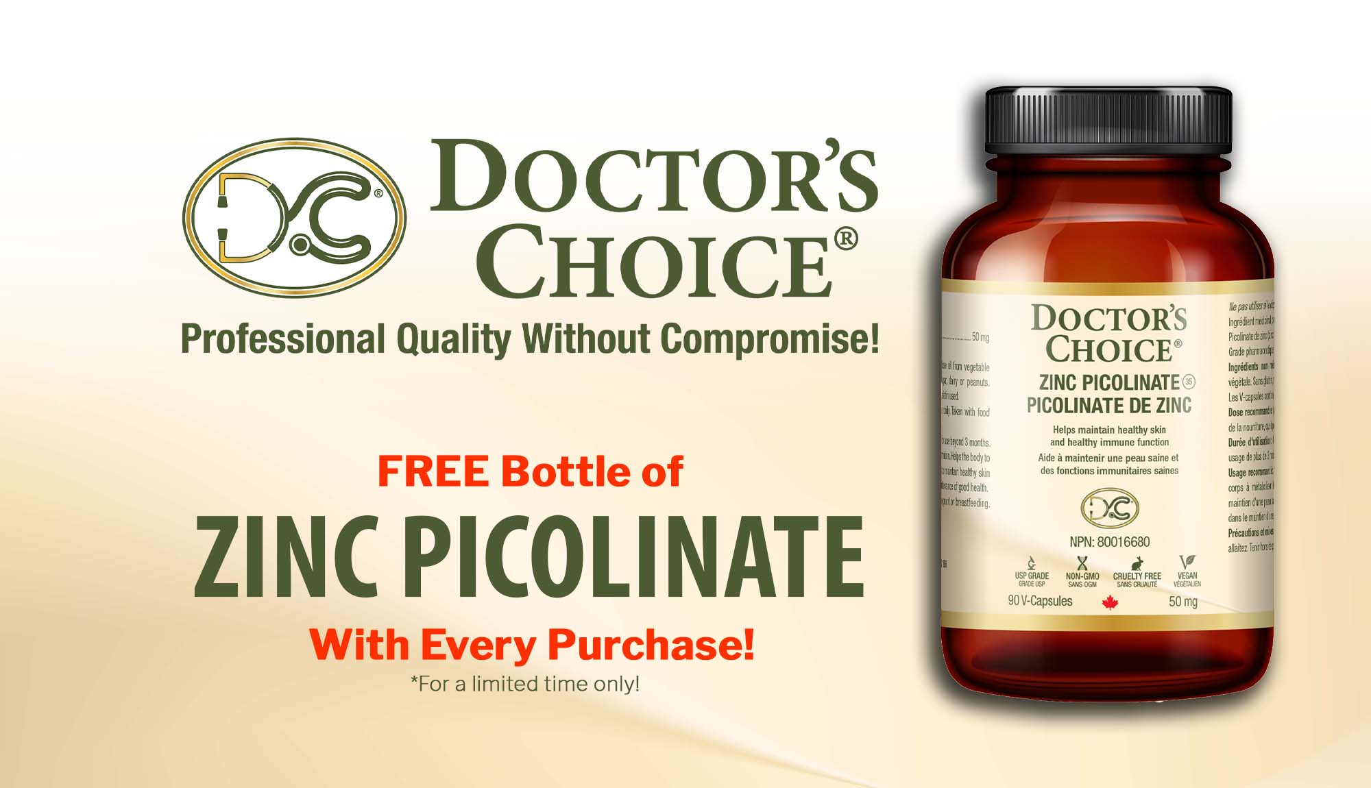 FREE DCH ZINC – Doctor's Choice